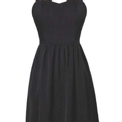 Black Prom Gown,Mini Prom Dress,Party Dress on Luulla