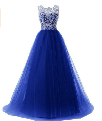 Prom Dress,long Evening Dress,lace Top Prom Dresses on Luulla