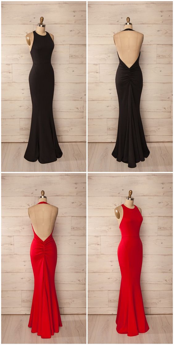 Sexy Prom Dress,long Prom Dresses,backless Prom Dresses, Mermaid Formal ...